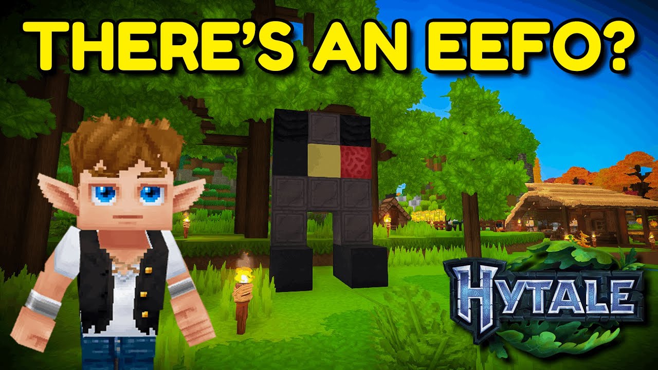 I Built 'eefo' On The Friends Hytale Server... - YouTube