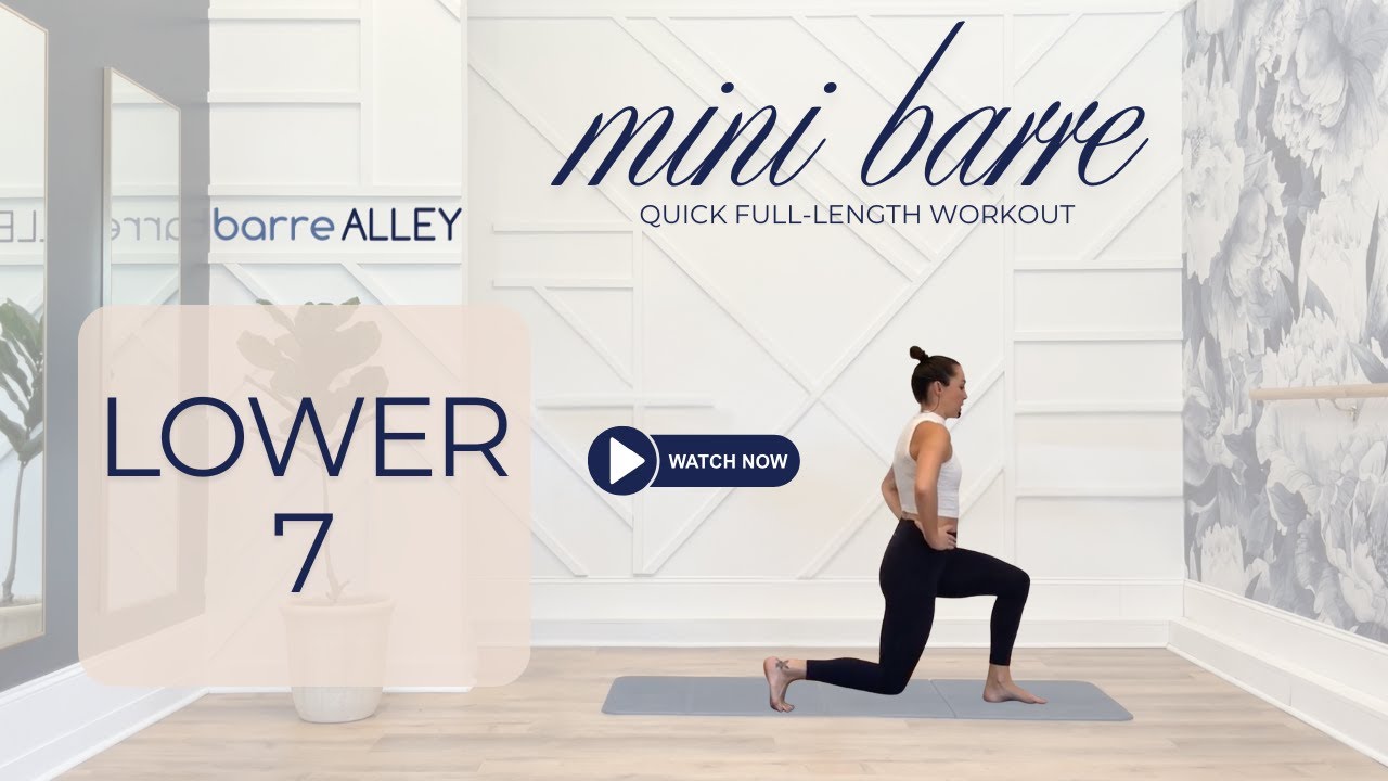 Get READY for the BEST Quick Lower Body Barre Workout! - YouTube