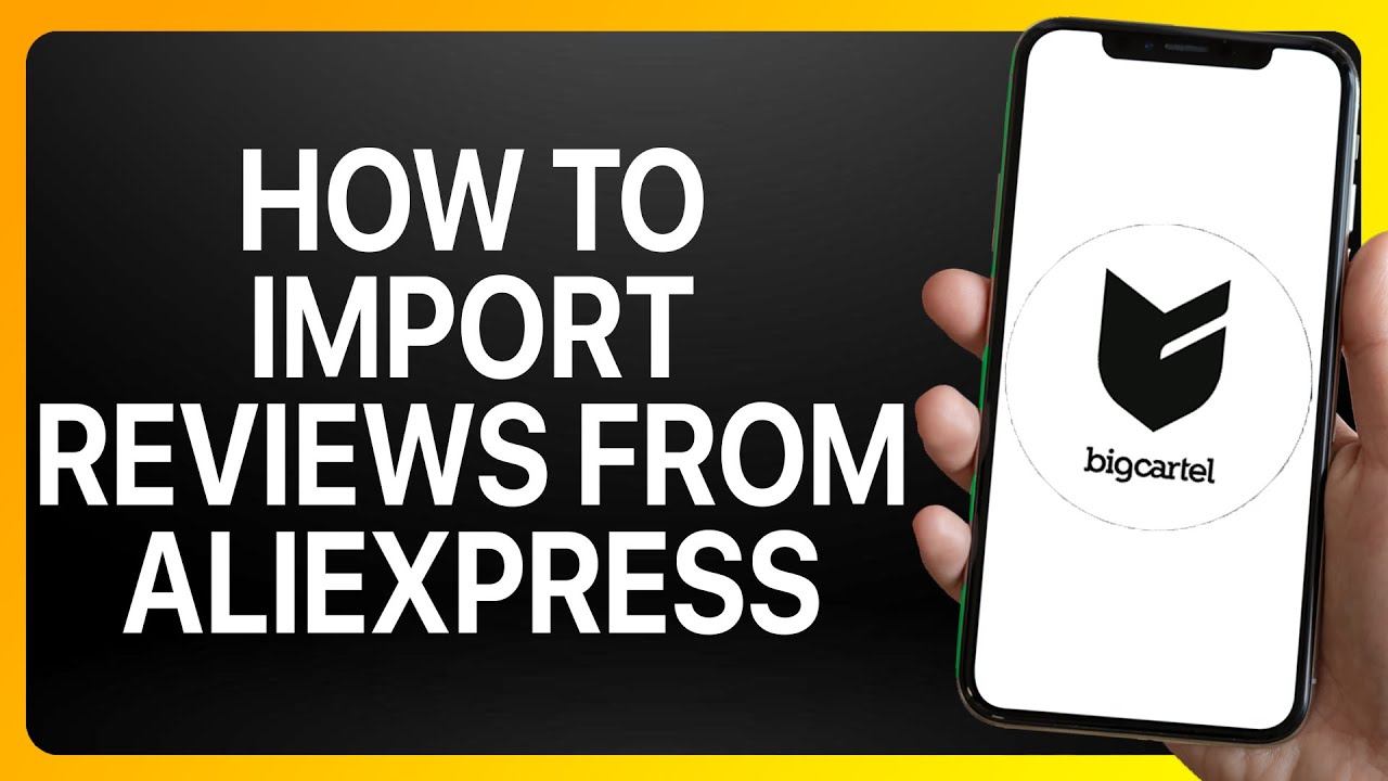 How To Import Reviews From AliExpress To Big Cartel Tutorial - YouTube