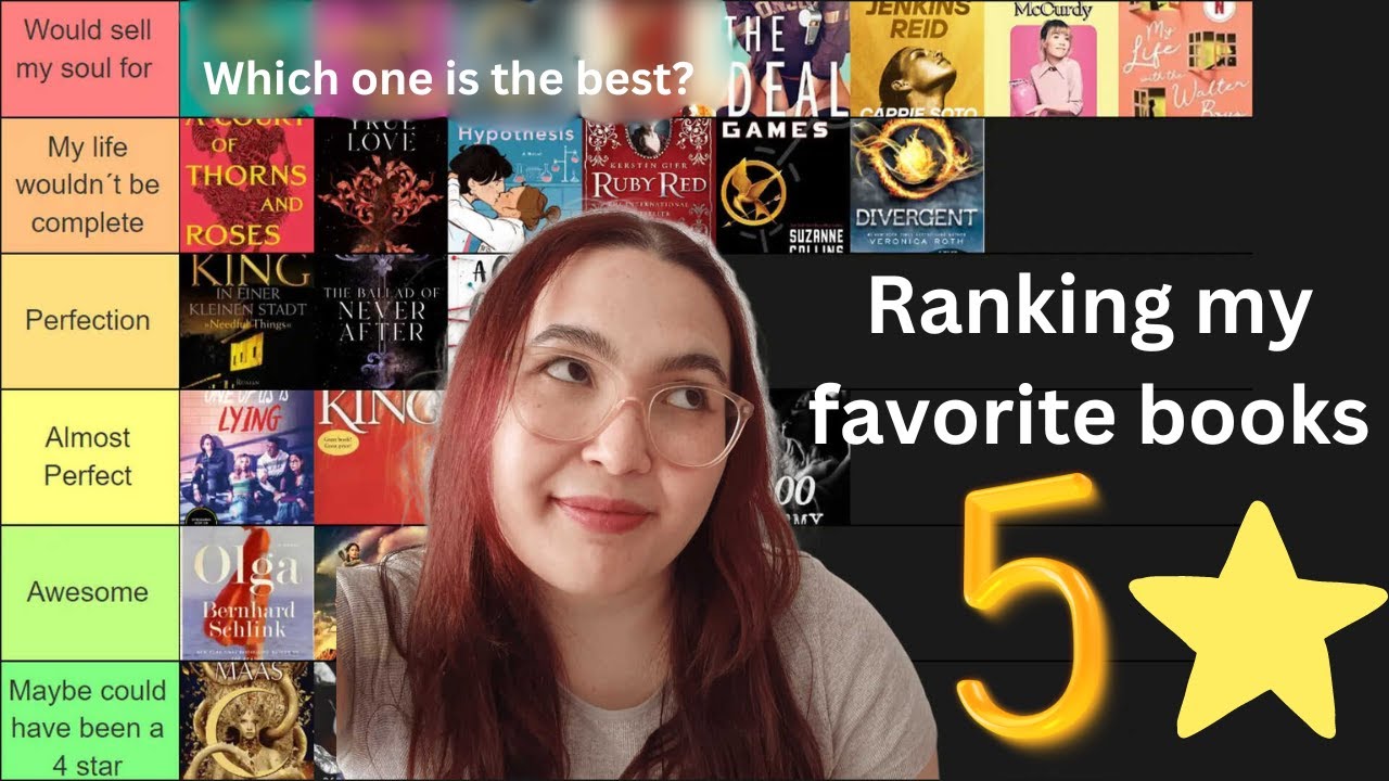 tier ranking ALL my 5 star Books - YouTube