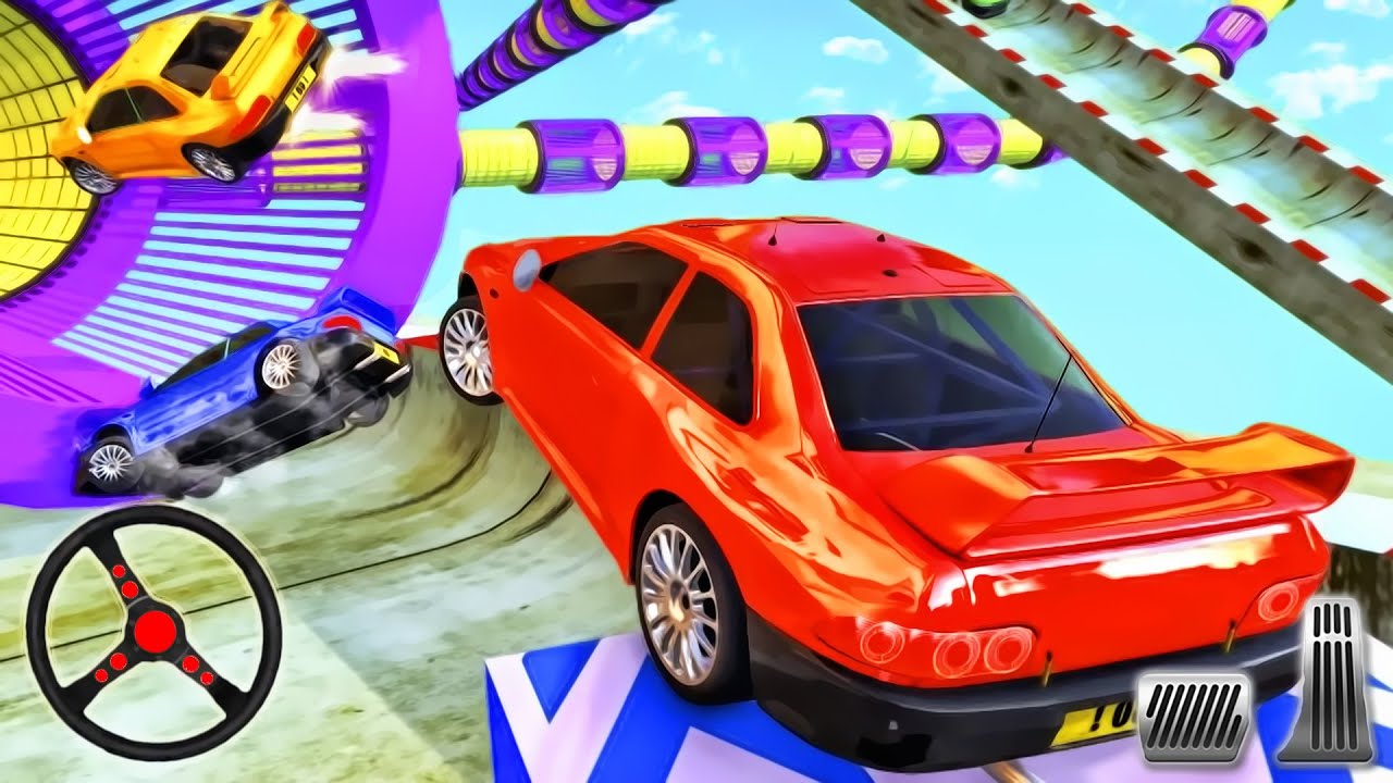 Car Impossible Tracks Racing Stunts - Sports Car Ramp Driving 3D ...