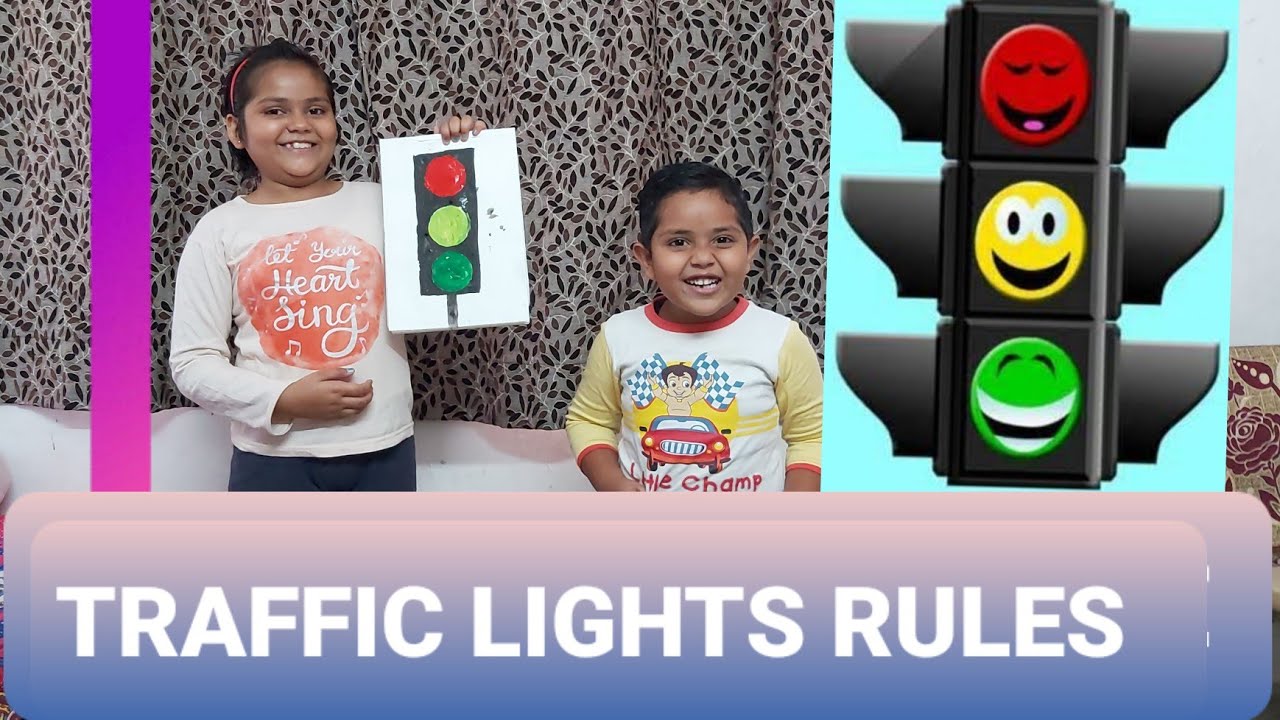 TRAFFIC LIGHT RULES/TRAFFIC SIGNAL/TRAFFIC LIGHT POEM/WITH DRAWING ...