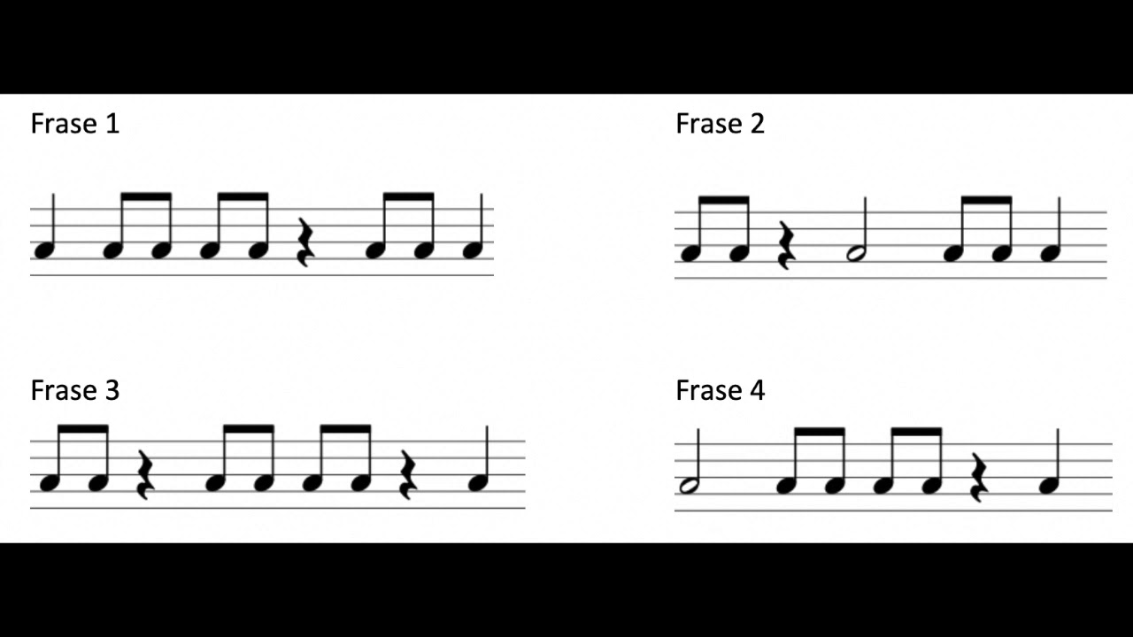 Frases Rítmicas - YouTube