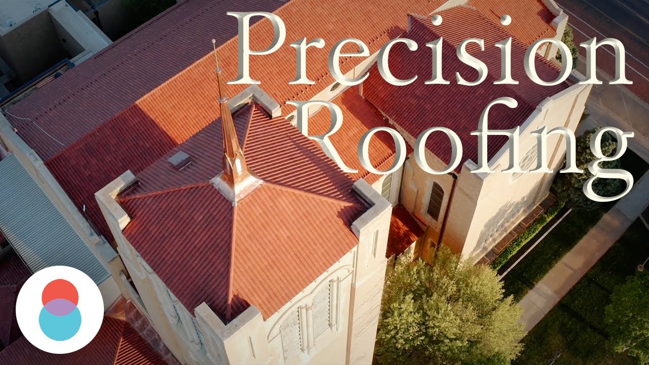 Precision Roofing | First Baptist Church Roofwork - YouTube