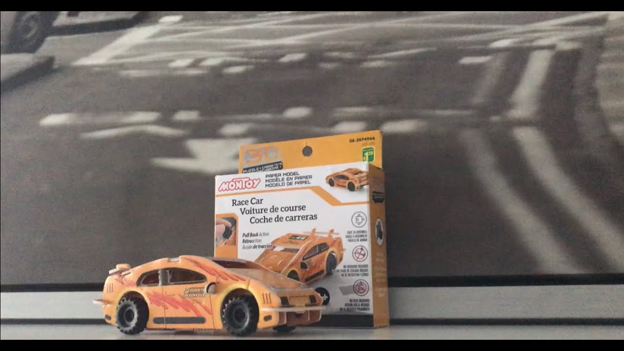 Montoy Race Car 16pcs Paper Model Children 3 3D Puzzle assemble montoy-race-car-16pcs-paper-model-children-3-3d-puzzle-assemble