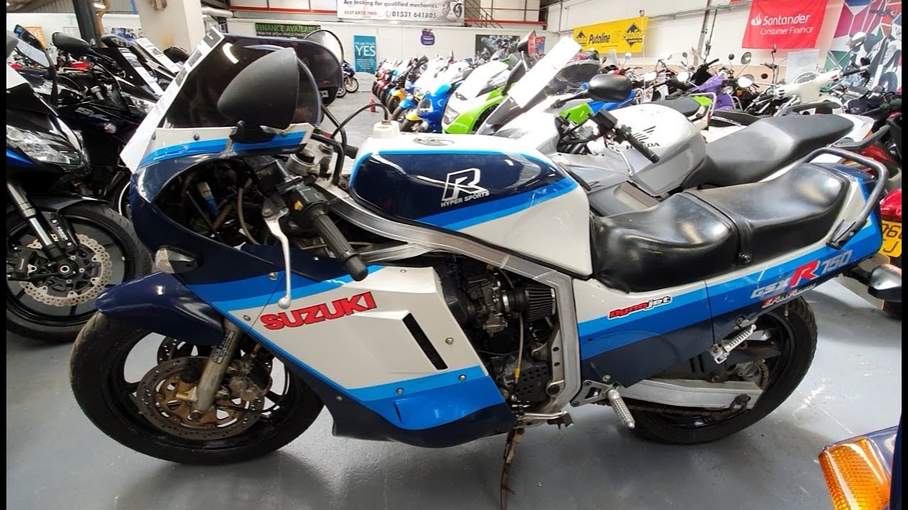 1986 Suzuki GSXR 750 Slabside Full Video View at Motorbikes4all.com in ...