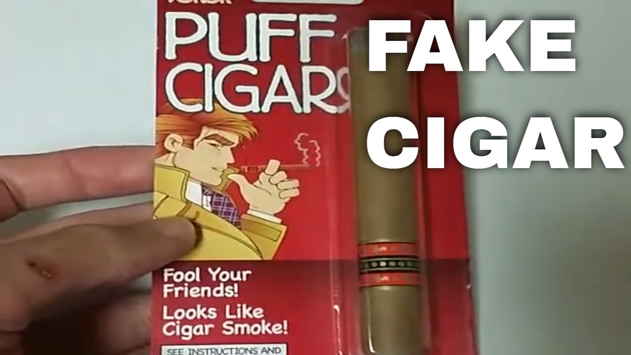 Puff Smoke Fake Cigar - YouTube