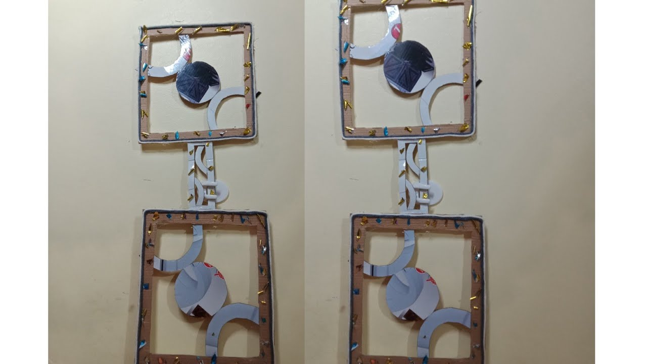 DIY OUT OF WASTE/WAll HANGING FROM WASTE BOX - YouTube