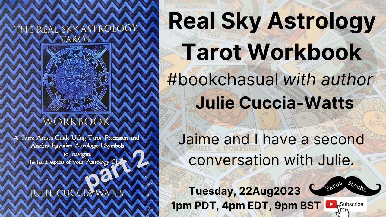 Real Sky Astrology Tarot Workbook #bookchasual part 2 with Julie Cuccia ...