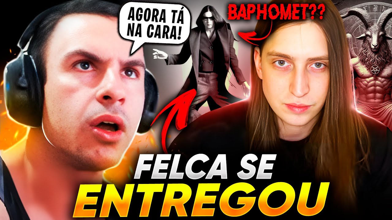 SUPER XANDÃO REAGINDO a FELCA POSA COMO BAPHOMET em ENSAIO CABALÍSTICO ...