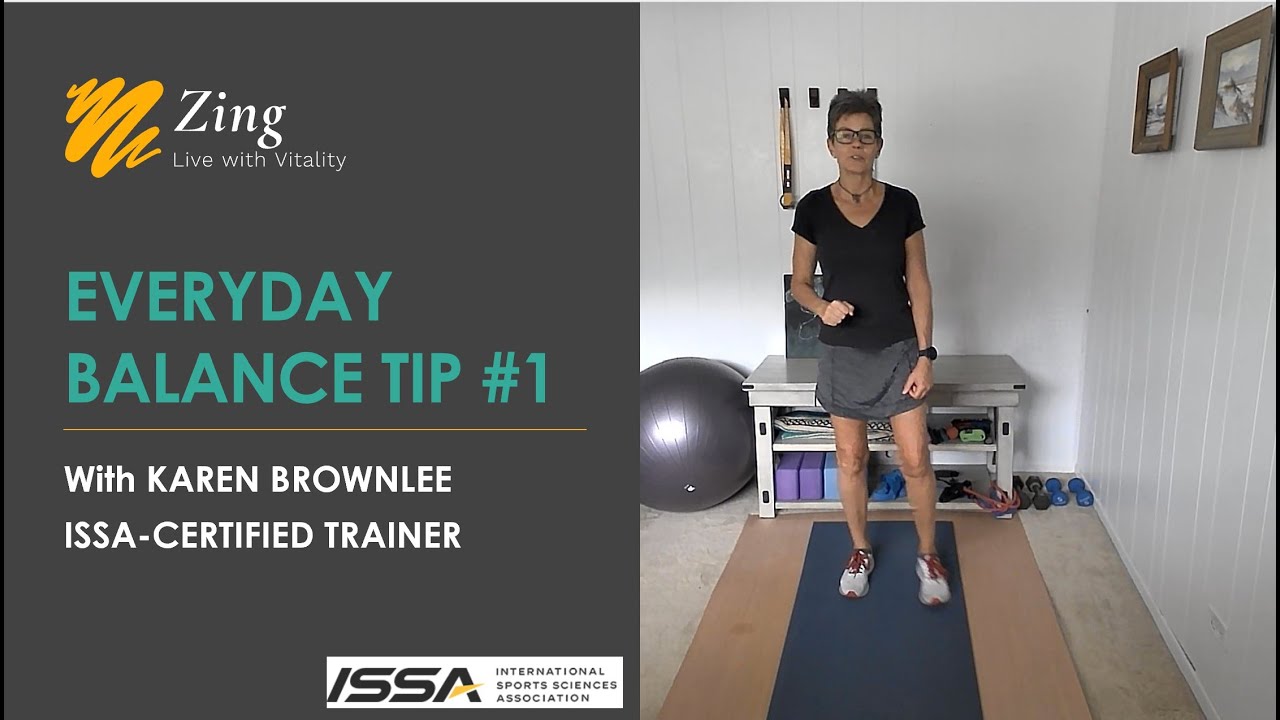 Everyday Balance Tip 1 - YouTube