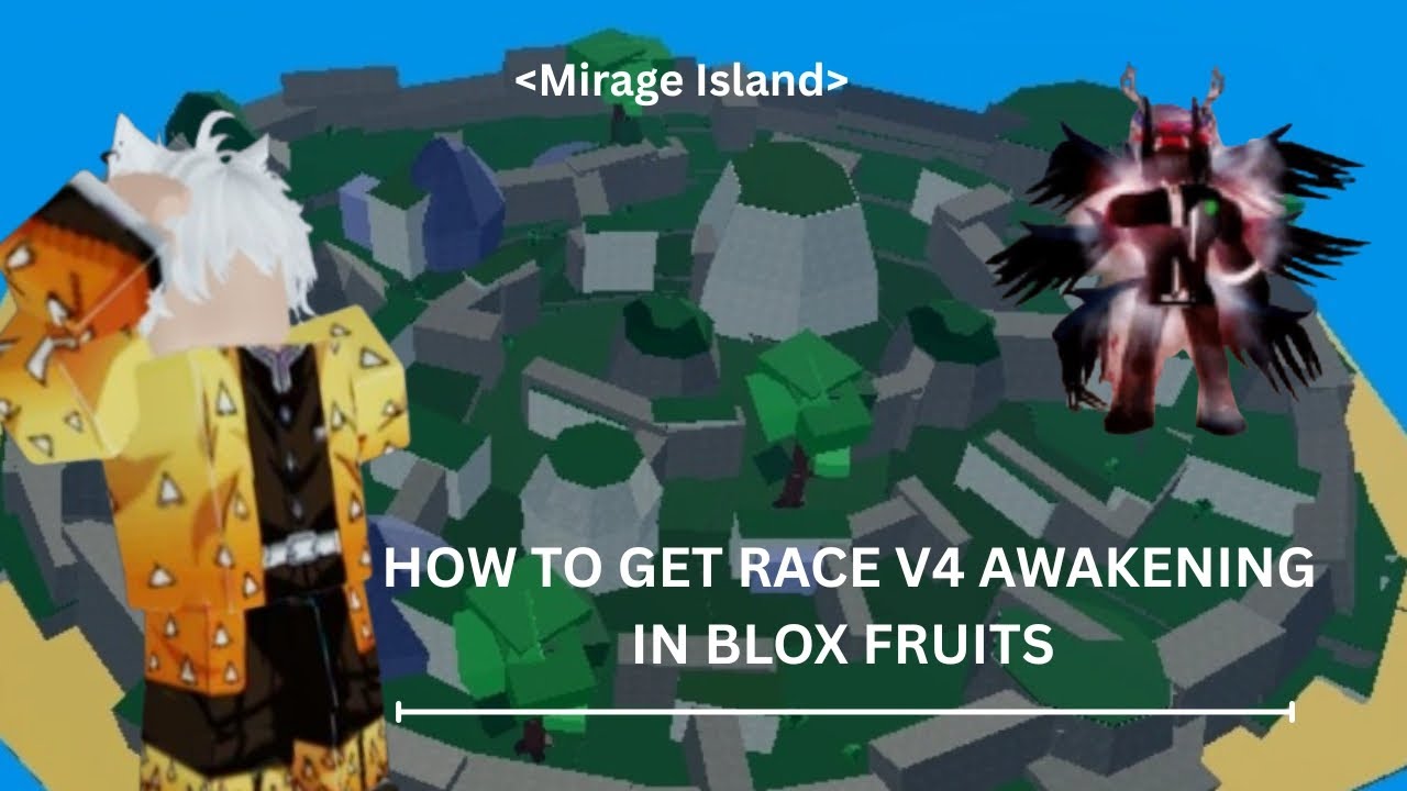 How to get RACE V4 AWAKENING In Roblox Blox Fruits. |BakaGekyo - YouTube