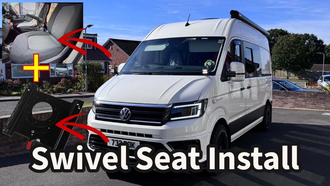 VW Crafter Single Swivel Base Install - YouTube