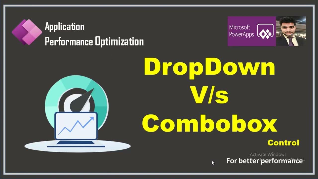 combobox vs dropdown control loading | power app performance optimization - YouTube