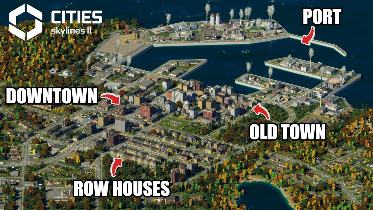 How to Build Realistic Places in your Cities Skylines 2 city: Old town ...