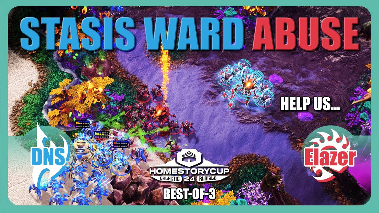 BEST Stasis Play I've Seen! - Elazer (Z) vs. DNS (P) - HSC24 Group A ...