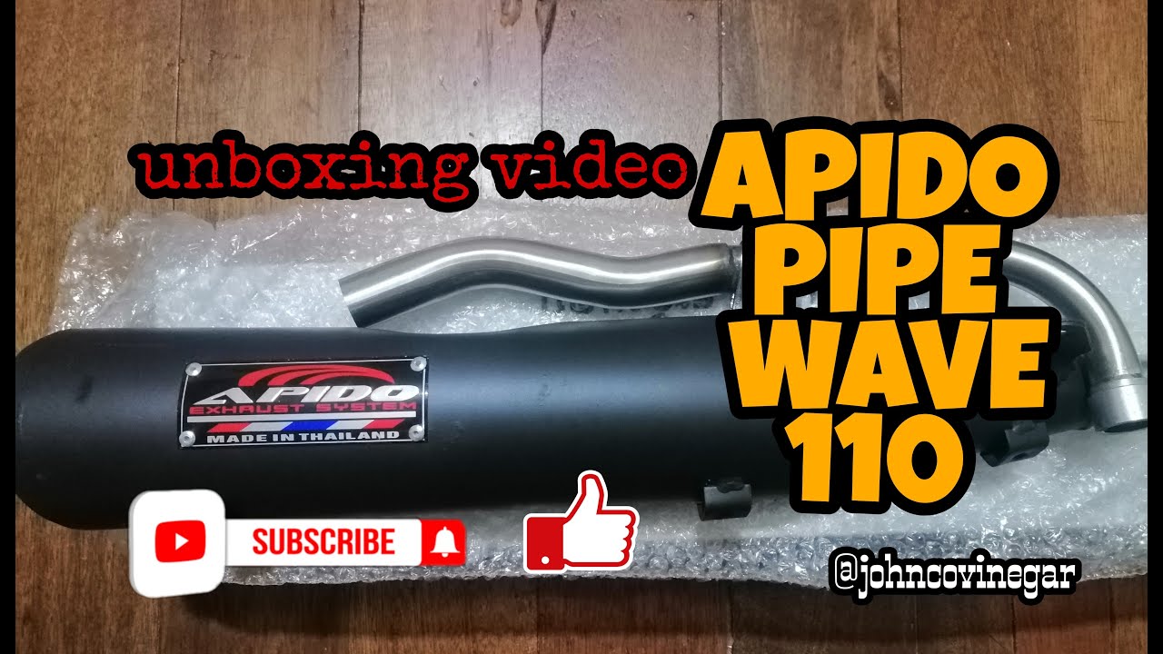 APIDO PIPE WAVE 110 UNBOXING - YouTube