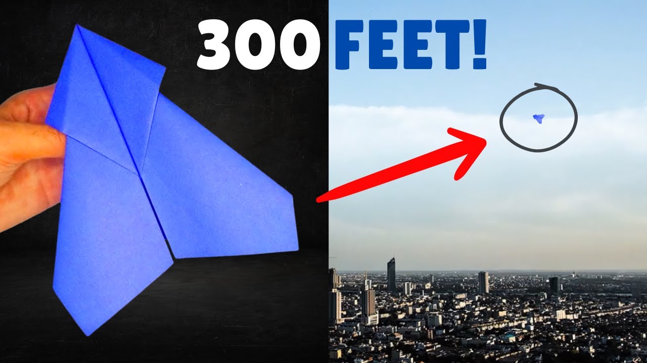How to Make Paper Airplane Easy That Fly Far and Straight - Origami ...