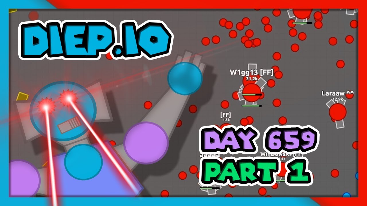Diep.io - Day 659 - Live Stream🔴 - Part 1 - Playing with Viewers - NCS ...