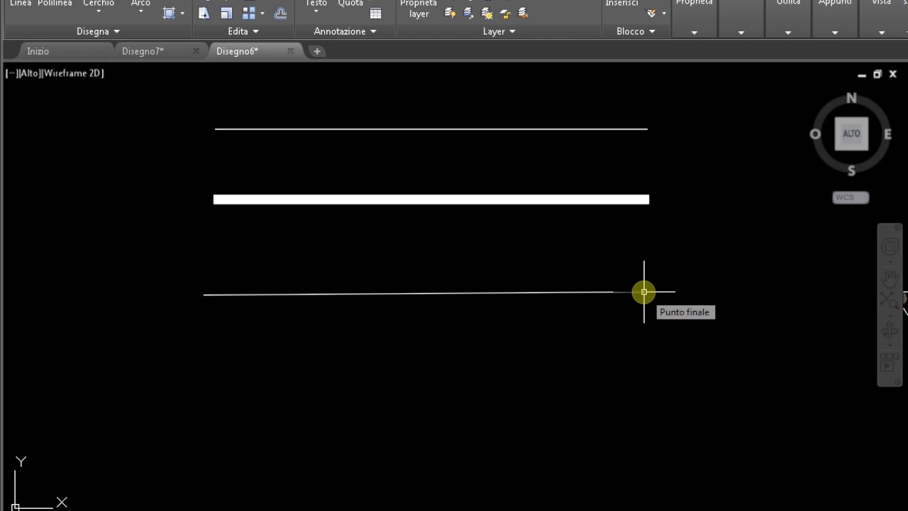 Linea stile spessore autocad - YouTube