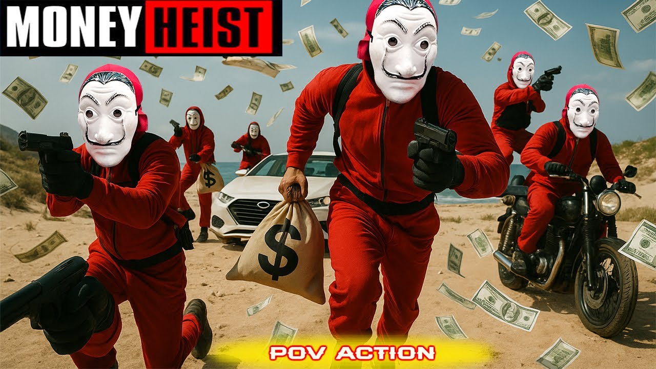 PARKOUR VS MONEY HEIST! 2 | BAD GUYS: No ESCAPE, POLICE Chase Through ...