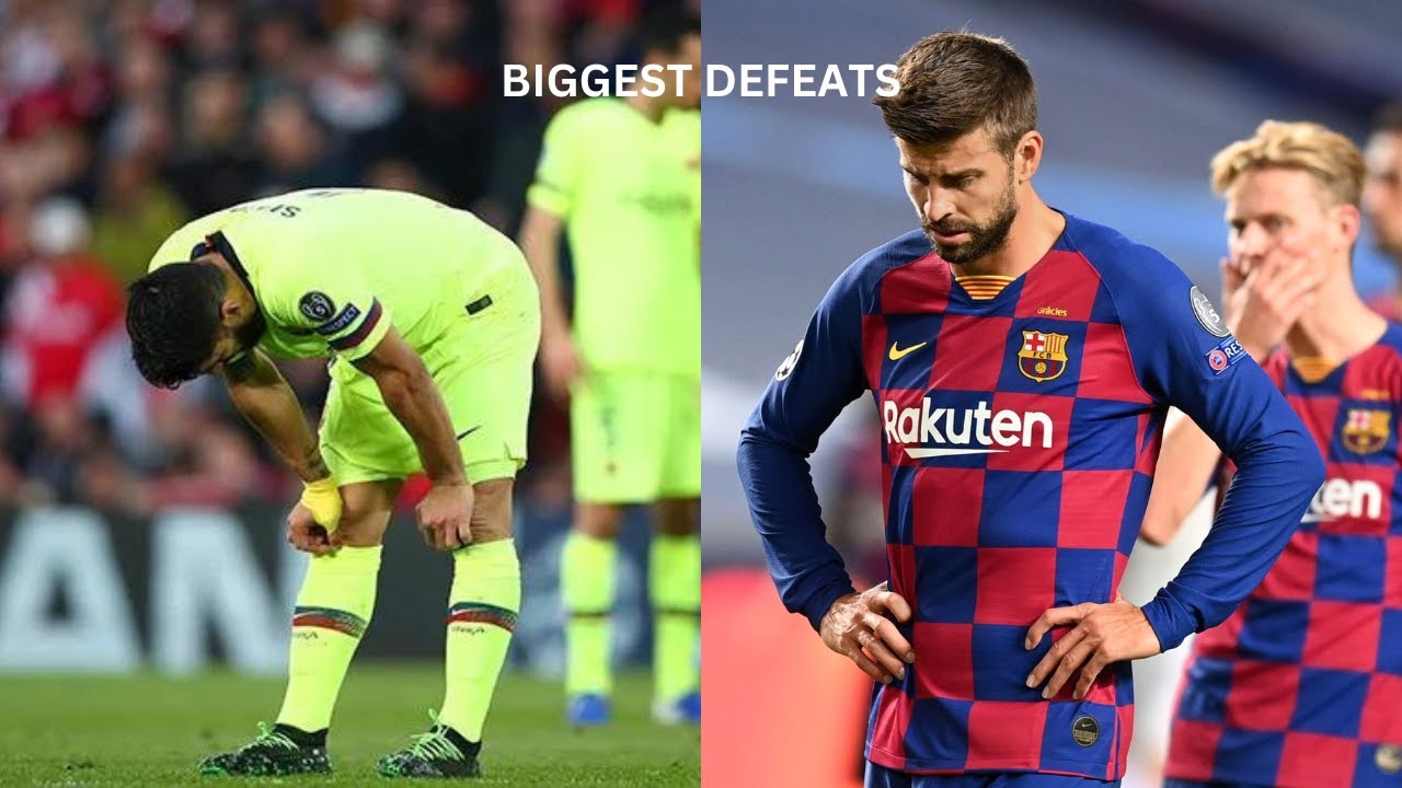 Barcelona Biggest Defeats - YouTube