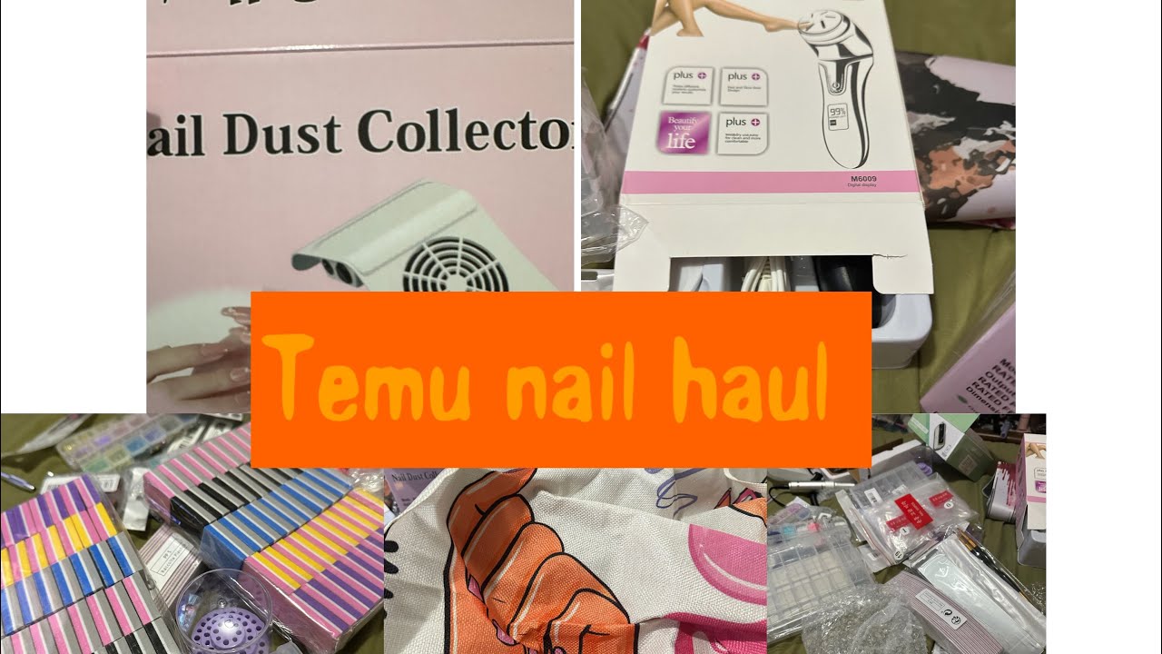Affordable TEMU Nail Haul Beginner Nail Tech supplies - YouTube