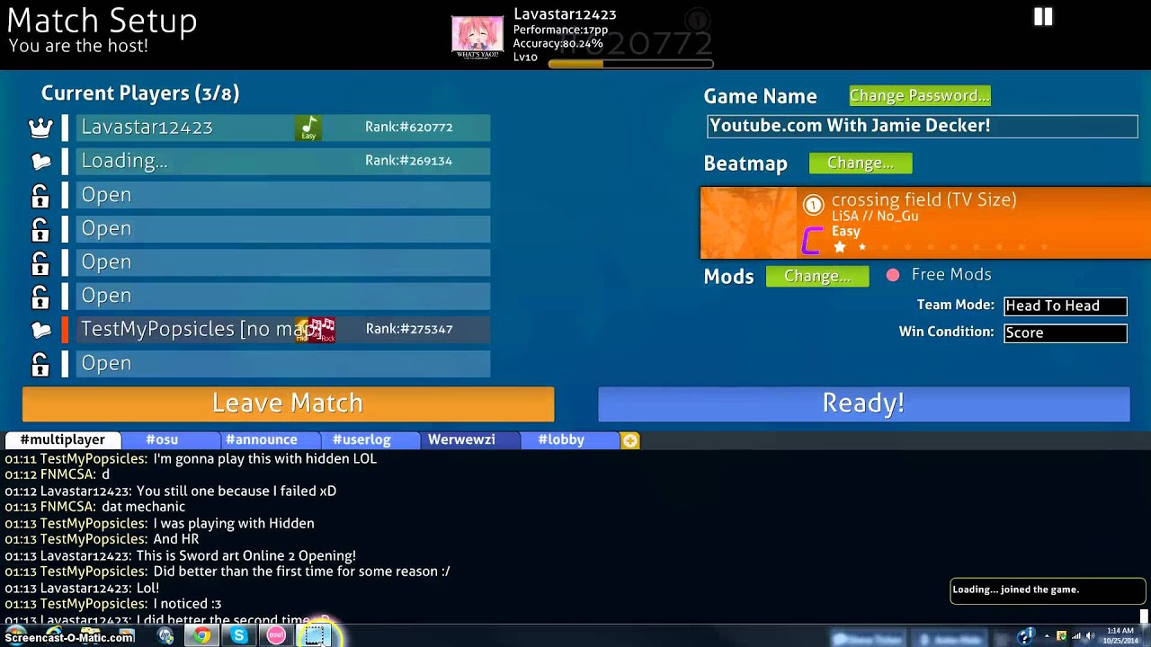 OSU Episode 2! Five nights at Freddy's song! - YouTube