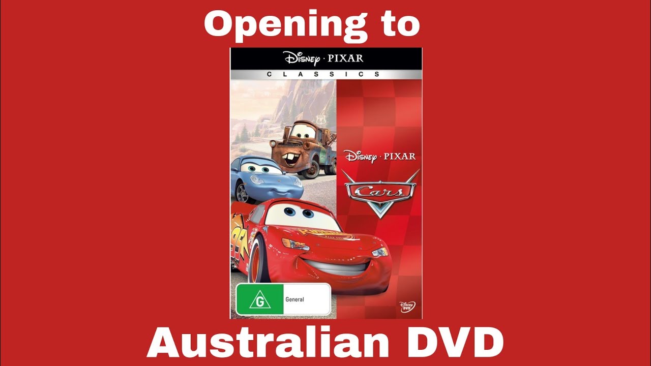 Opening to Cars Australian DVD - YouTube