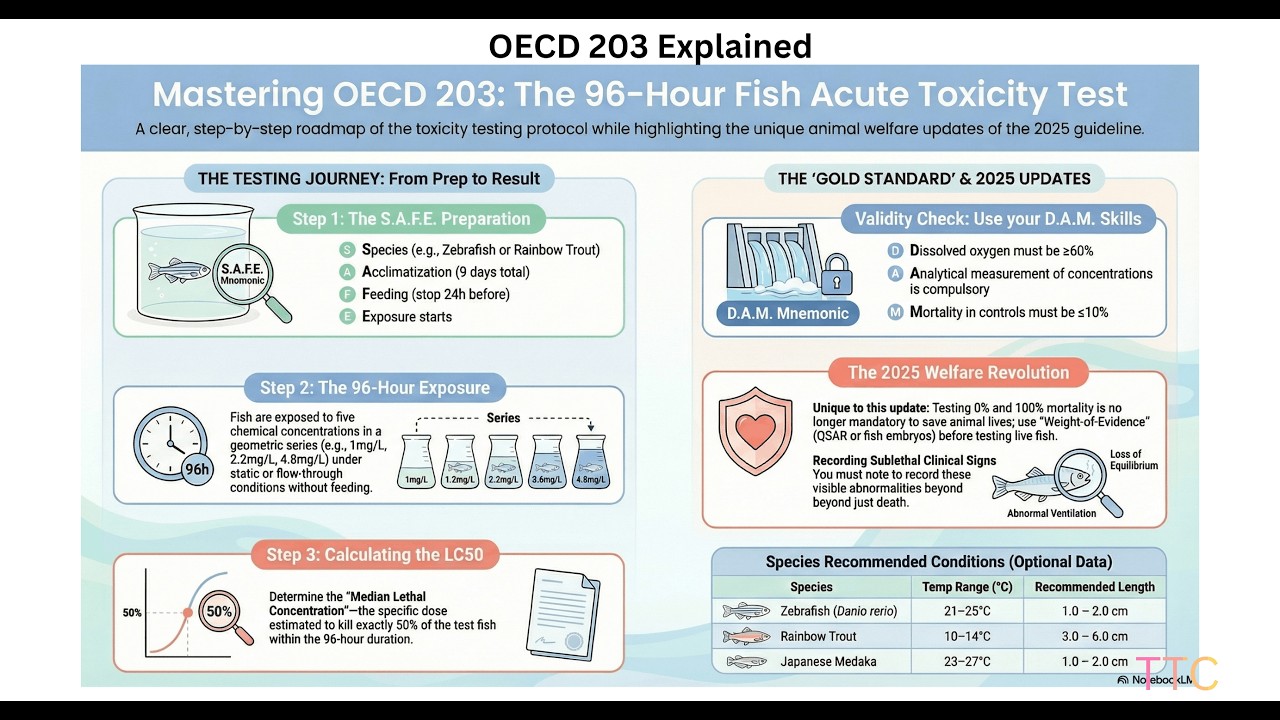 53 | OECD 203 Explained (Podcast): Acute Toxicity Testing on Fish - YouTube