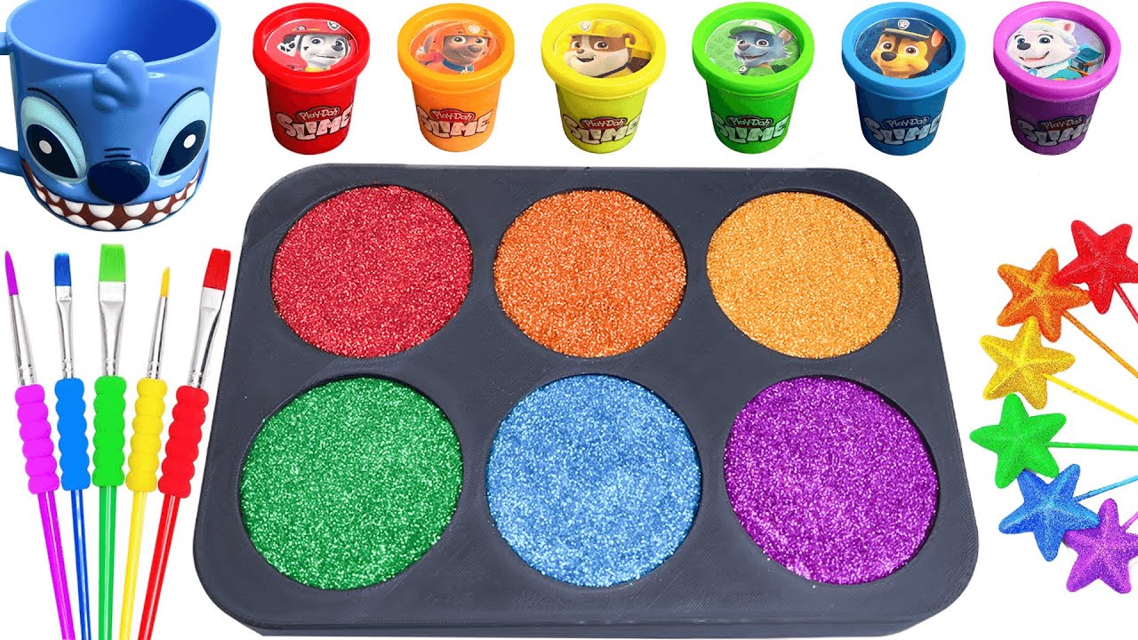 SatisfyinSatisfying Video l DIY How To Make Rainbow LARGE Slime Balls ...