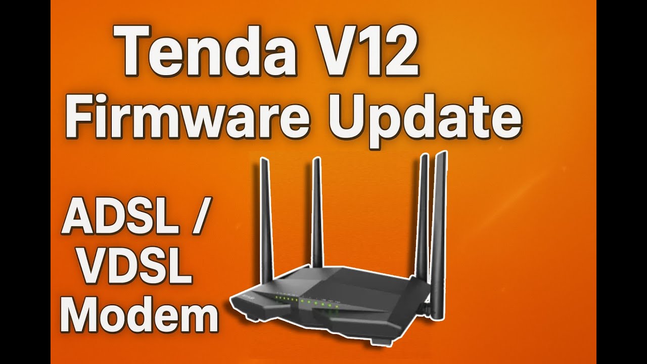 Tenda V12 Modem Firmware Güncelleme (Update) | Adım Adım Rehber - YouTube