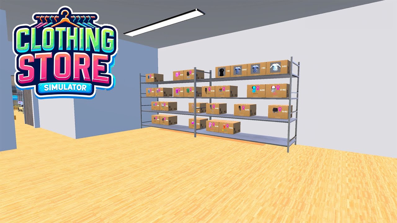 Clothing Store Simulator: Mastering Storage Room Organization! Part 17 ...