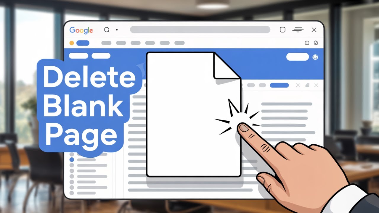 How to Delete a Page in Google Docs (Even Blank or Extra Pages!) - YouTube