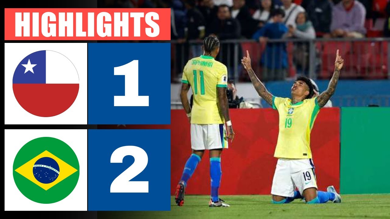 🔴 Resumen :Chile vs Brazil 1 - 2 | HIGHLIGHTS | Clasificación Mundial ...