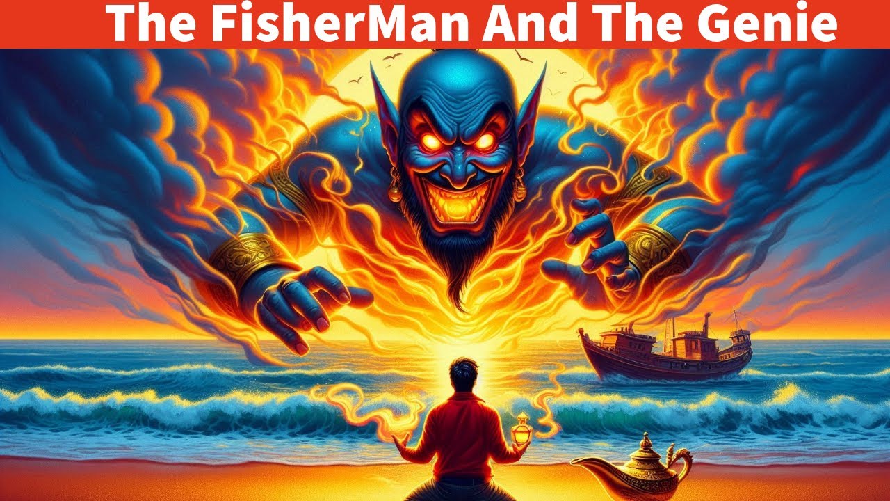 The FisherMan and the Genie | 1001 Arabian Nights Story | Fairy tales ...
