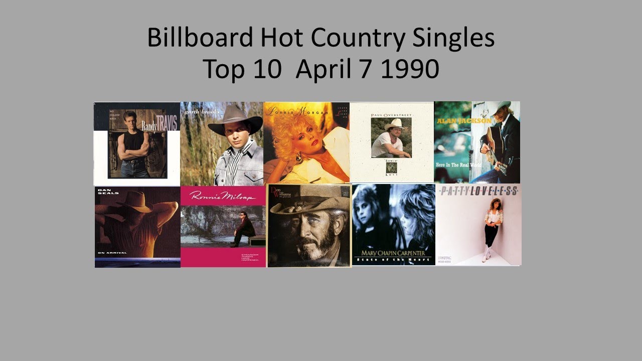 Billboard Hot Country, Top 10 Apr. 7, 1990 - YouTube