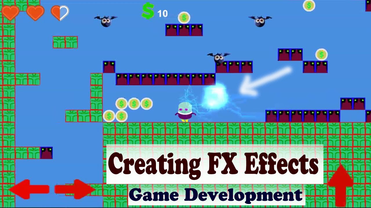 Particles - Energy Explosion For Enemy And Coins In Platformer Game ...