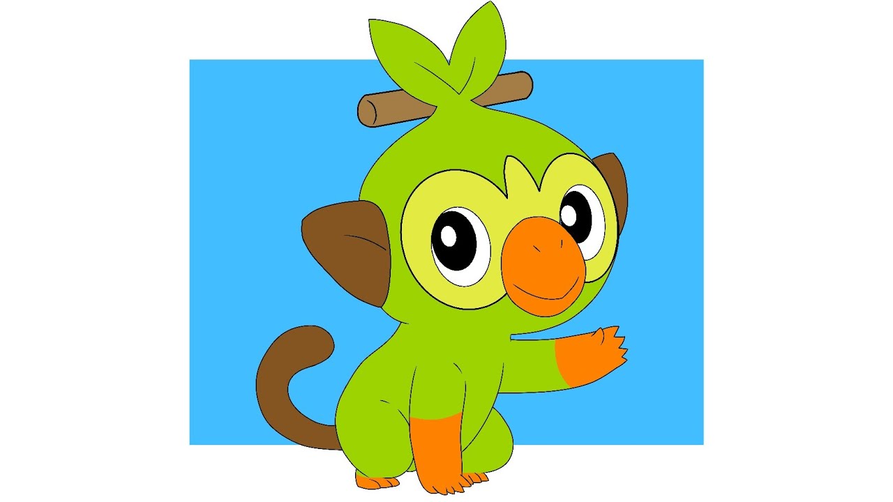 Drawing Pokemon [Pokemon gen 8] | Grokkey | - YouTube