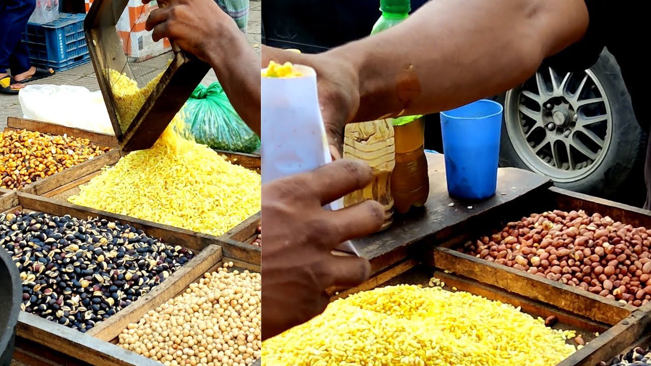 Bangladeshi Famous Street Food Masala Chal Baja😋Nuts Vorta in Dhaka || Chal Baja Recipe - YouTube