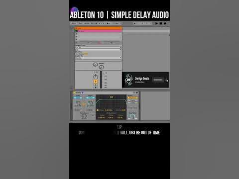 Ableton 10 Simple Delay Audio - YouTube