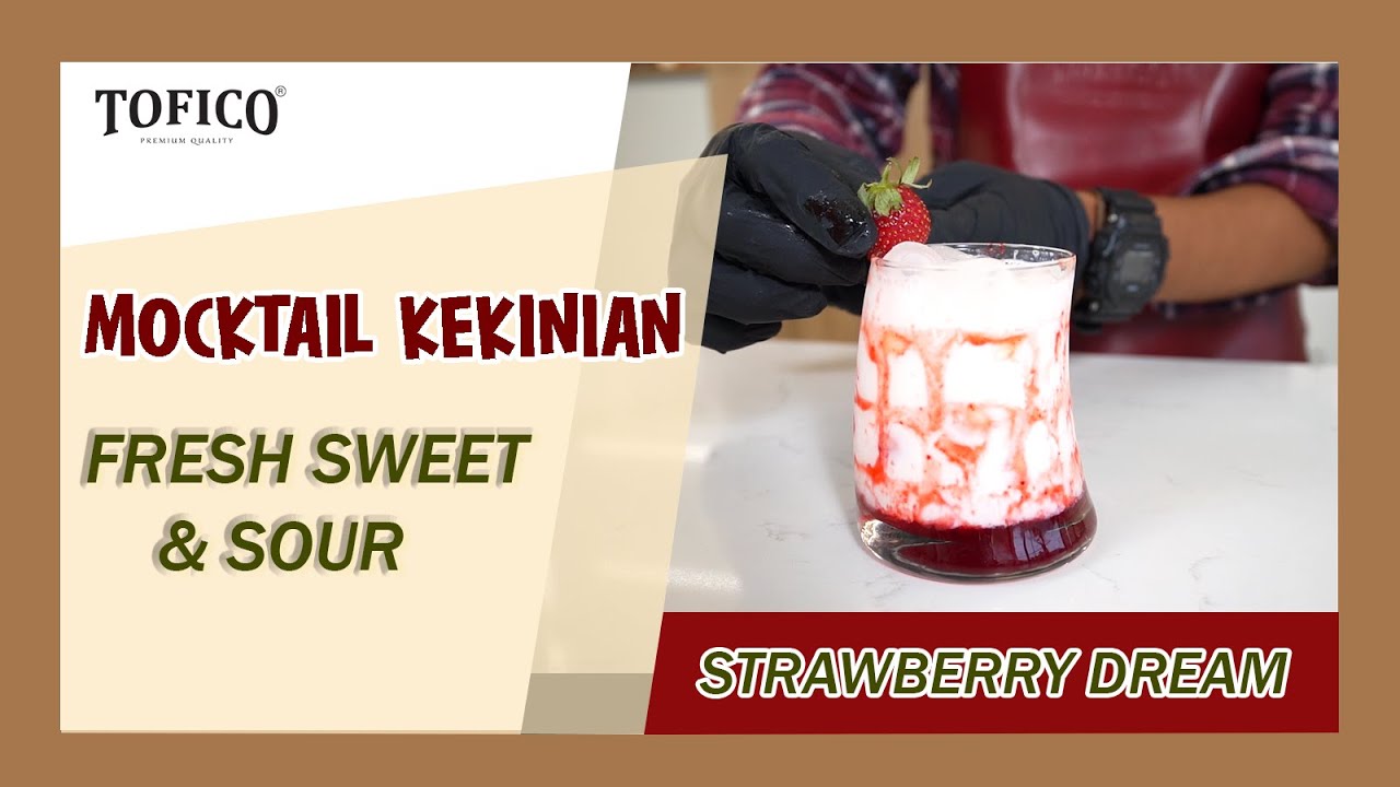 MOCKTAIL KEKINIAN | STRAWBERRY DREAM | FRESH SWEET & SOUR - YouTube