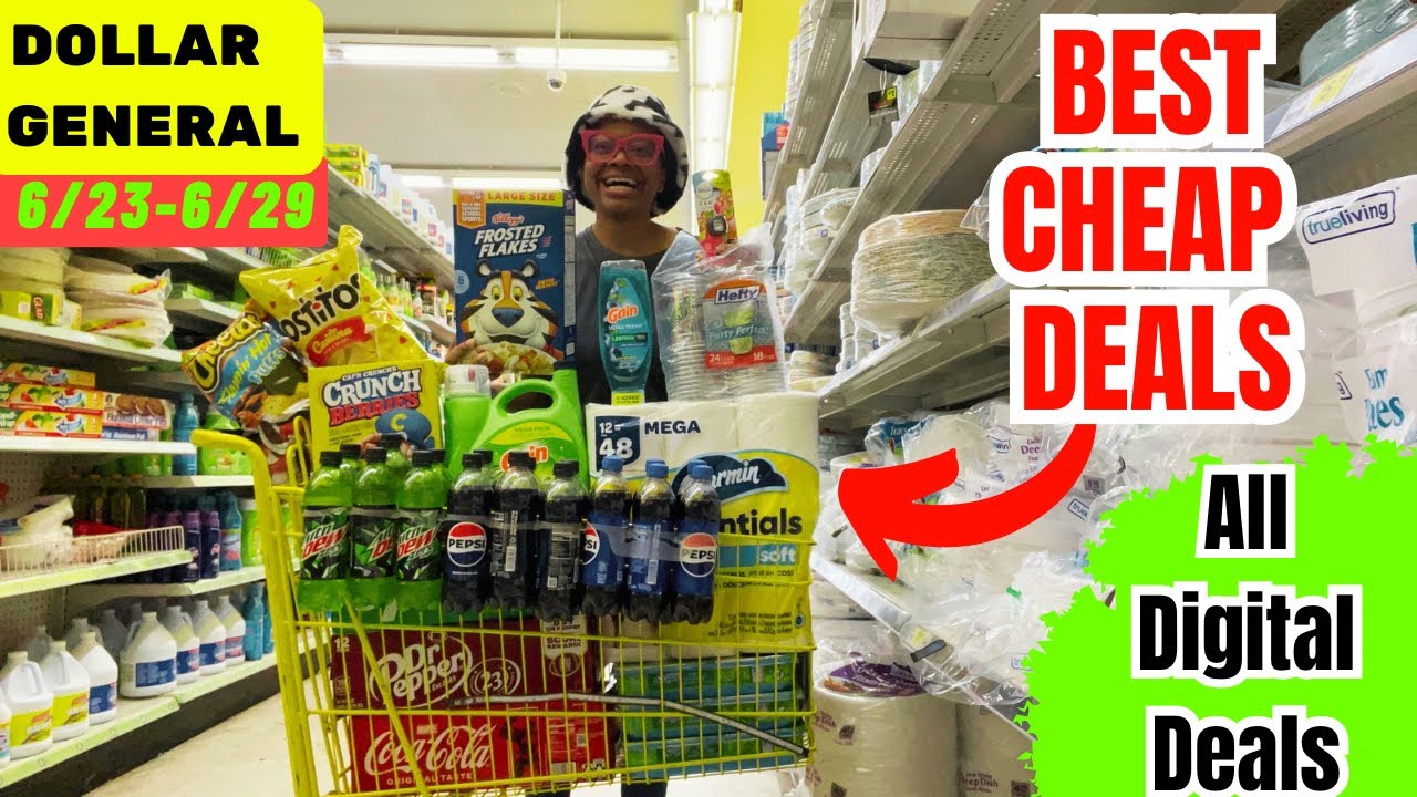 Dollar General Couponing 6/23-6/29 | Cheap Easy Deals - SAVE BIG + $5 ...