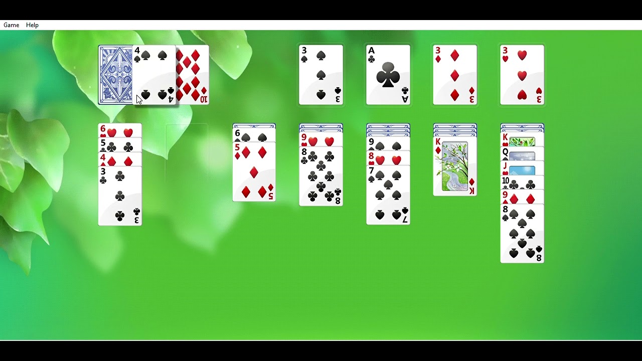 Solitaire [Windows 7] - First ever video! - YouTube