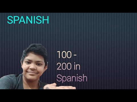Counting in Spanish 100 - 200 - YouTube