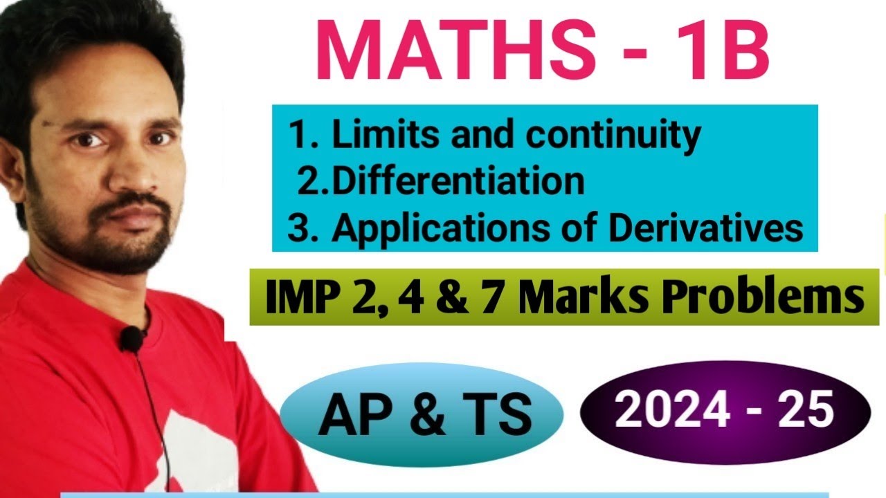 MATHS 1B INTER FIRST YEAR IMPORTANT QUESTIONS / PART 2 - YouTube