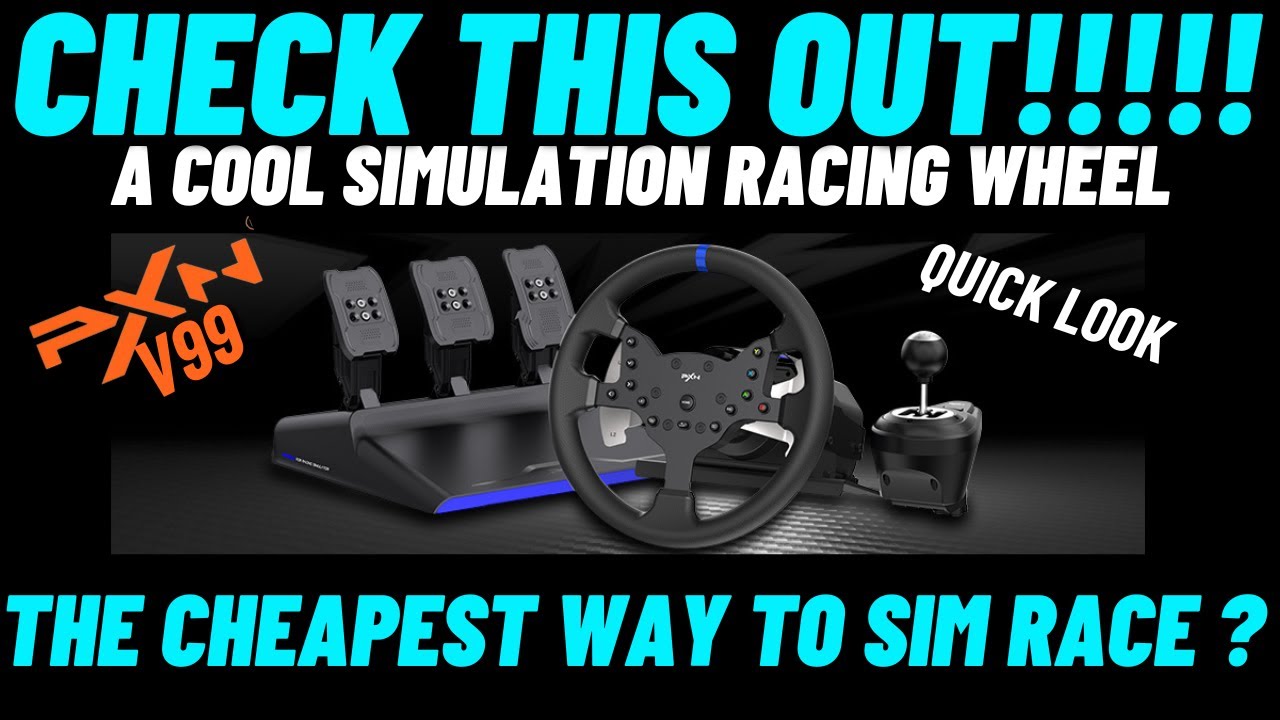 A Budget Sim Racing Wheel - Quick Overview & My Thoughts - YouTube