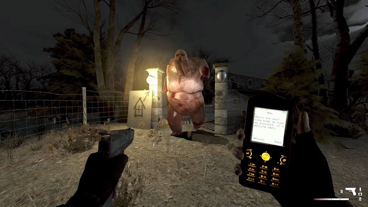 Left 4 Dead 2 Lone Gunman Cry of Fear Nightmare very hard full gameplay ...