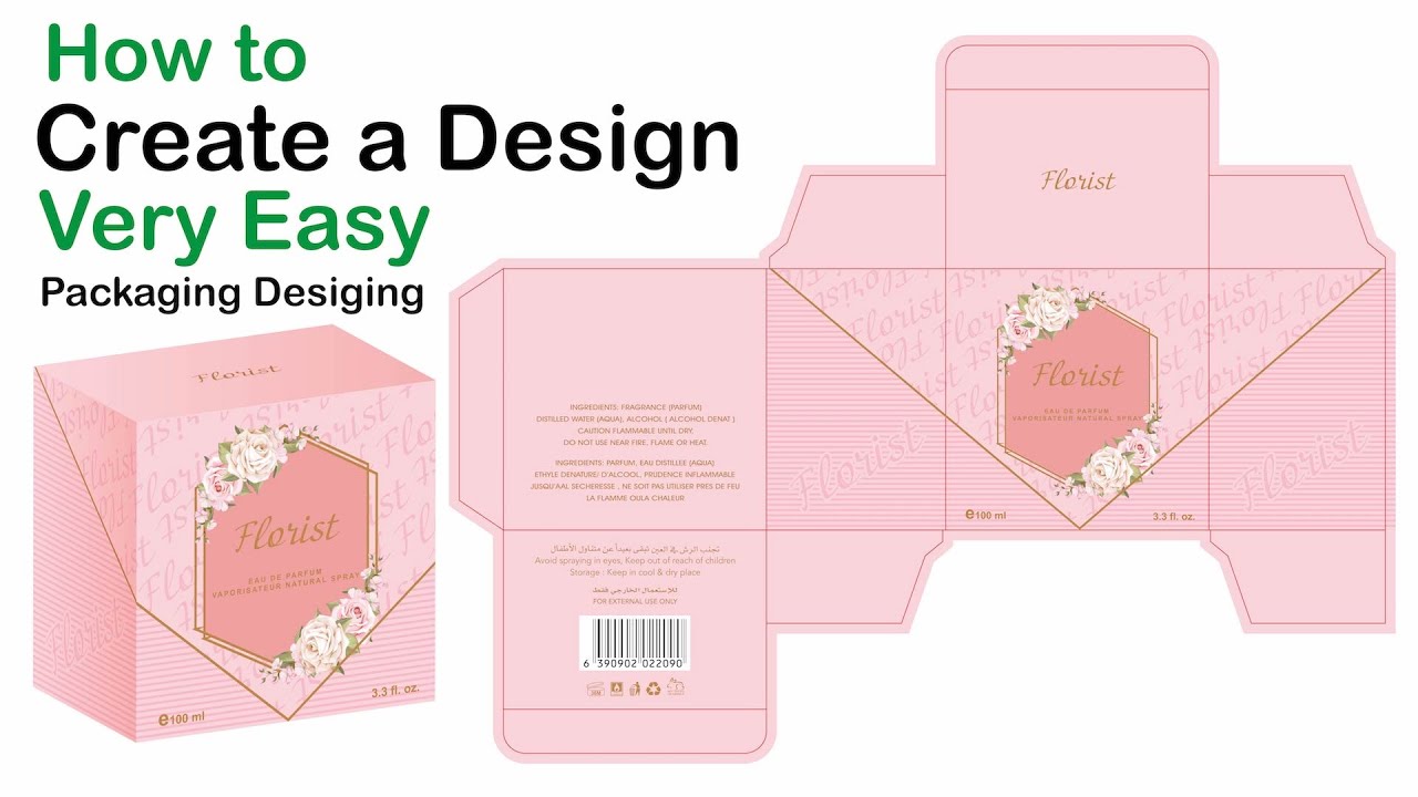 How to Make "Packaging Box Design" Very Easy Learn - Graphic Designing ...