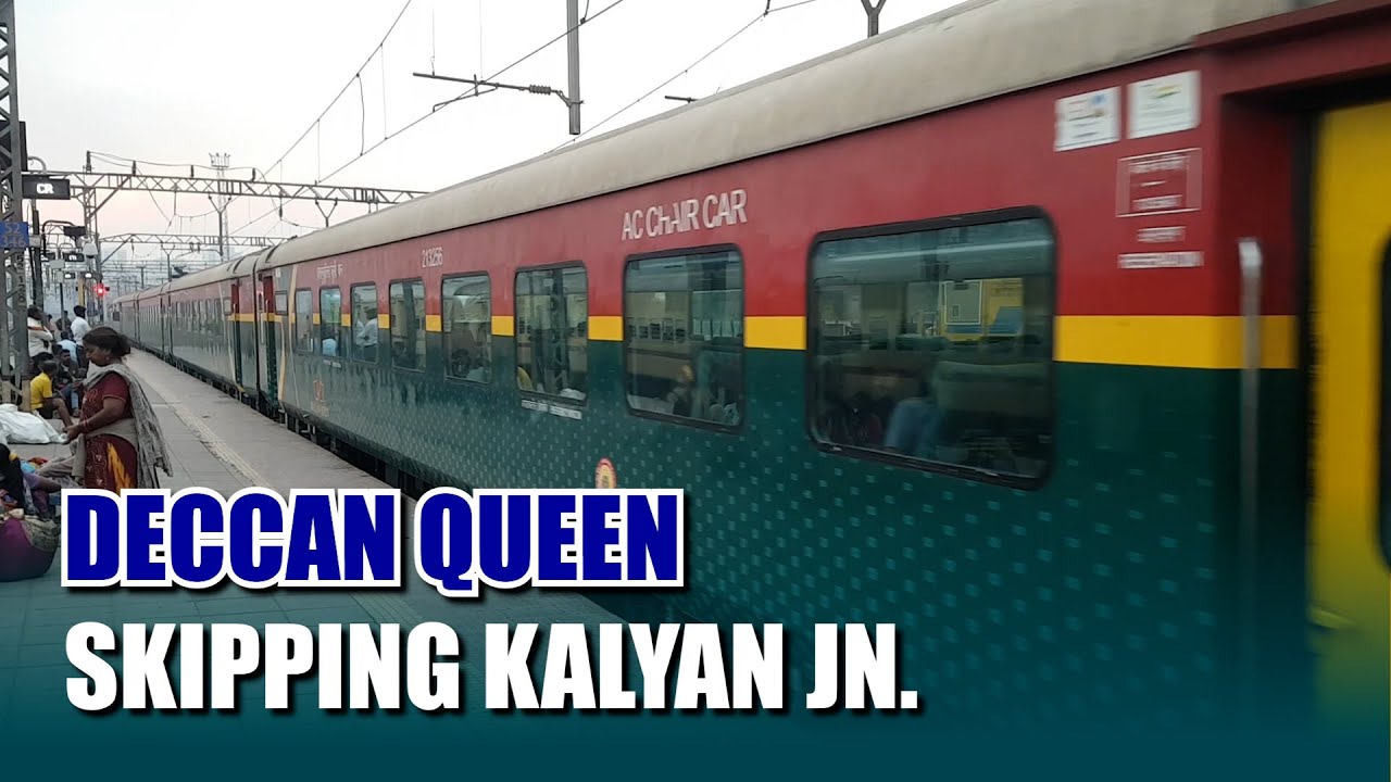 The Deccan Queen Passing Kalyan Junction: A Glimpse of Royal Heritage ...
